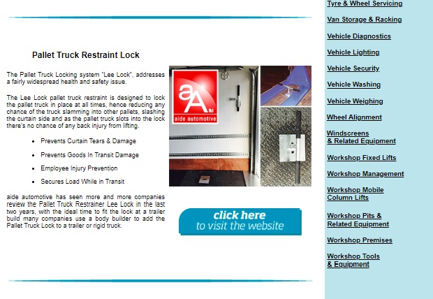 The Automotive BlogHGV Trailer Pallet Truck Retainer - The Automotive Blog